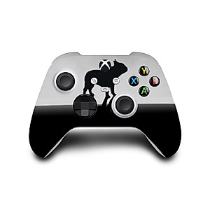 Head Case Designs Officially Licensed Klaudia Senator Free French Bulldog Vinyl Sticker Gaming Skin Decal Cover Compatible With Xbox Series S Console and Controller Bundle