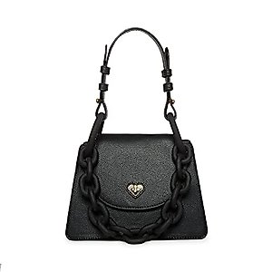 Betsey Johnson Chained Up Crossbody, Black