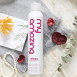 My Amazing Extend It Dry Shampoo for Women and Men to Refresh Hair, 7 oz. - Professional, Natural Dry Shampoos to Add Volume and Shine with Black Currant and Peony Fragrance - Premium No-Rinse Shampoo