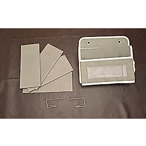 Over The Door Hanging Storage Organizer for Toys, Clothes, or Toiletries with Spacious Pockets for Bedroom, dorm, Nursery, etc by DLC ESSENTIALS (Gray)