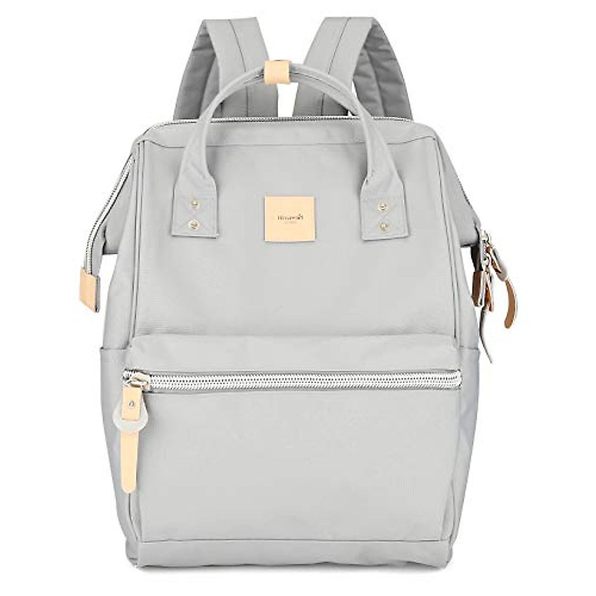 himawari Laptop Backpack for Women&Men Travel Backpack With USB Charging Port Large Business Bag Water Resistant College Bag Computer Bag Doctor Bag(1881-Grey)