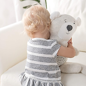 DEMDACO Plush Bless You Precious Child Poetic Threads Bear Children's Stuffed Animal Toy for Boys & Girls