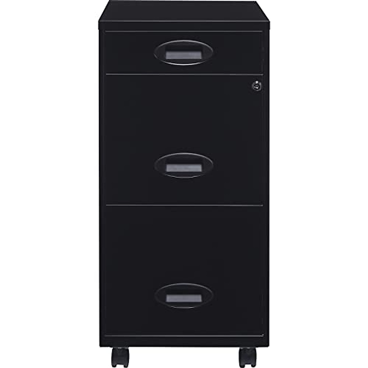 Lorell SOHO Mobile Cabinet, Black