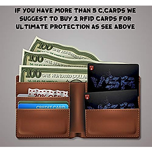 Credit Card Protector By VSR Premium RFID Blocking Shield Passport Debit IDs NFC Fraud Guard Contactless Scam Scanner Data Copier Signal Vault Safe Block Cloning Pickpocket Hack Proof Fits Any Wallet