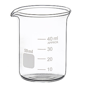 Glass Measuring Low Form Beaker Set 50ml 100ml 250ml Glass Graduated Beaker Set