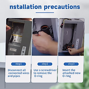 Etespie 80 Steam Canister Replacement for Steam Humidifier Canister Model 800 & 865，for Aprilaire 800 Replacement Canister with O-Ring for Leak-Proof Seal,800 Canister,80 Canister