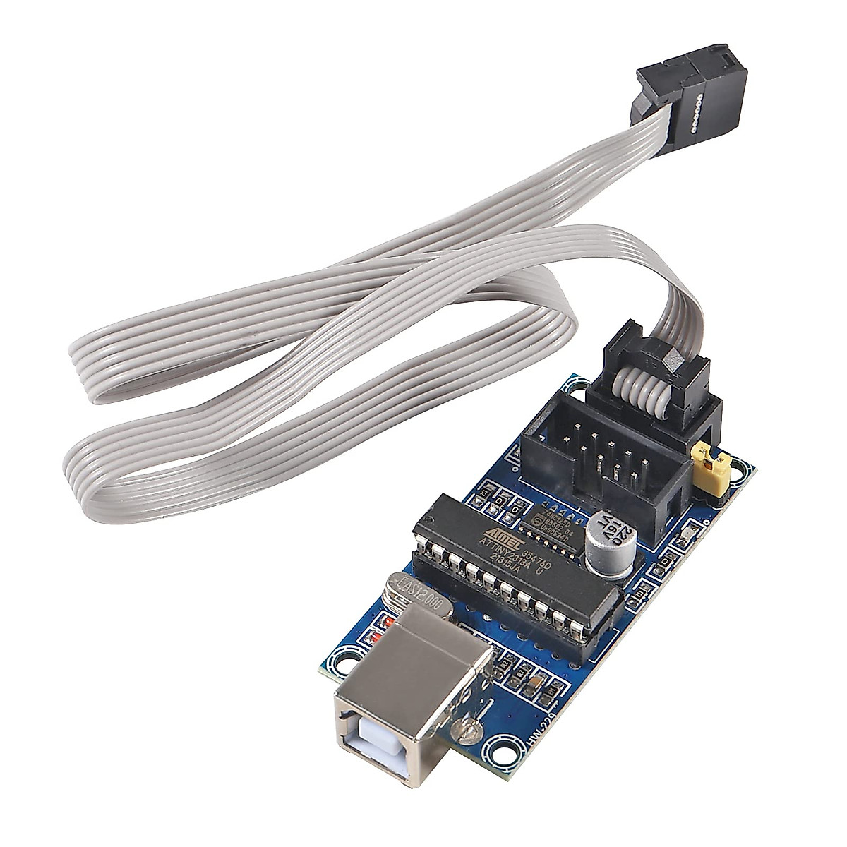 DWEII 2PCS USBTiny USBtinyISP AVR ISP Programmer 6/10 Pin Bootloader for Arduino UNO MEGA