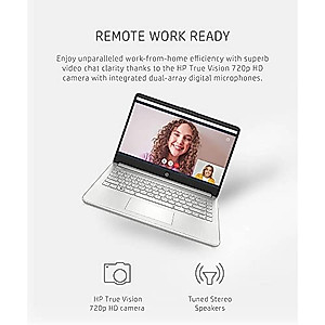 [Windows 11 Pro] HP 14" FHD Business Laptop Computer, 6-core AMD Ryzen 5 5500U (Beat i7-1160G7), 8GB RAM 256GB PCIe SSD, Thin&Portable, Long Battery Life, Fast Charge, Wi-Fi 6, BT 5.2, HDMI, w/Battery