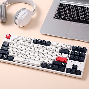 Keyboard Keycaps PolinoArt Moose Custom Keycap Pbt Keycap Set Fit for Cherry Switches Mechanical Keyboard Replacement Gaming Keycaps