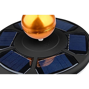 Sunnytech 2023 3rd Generation Black - Solar Power Flag Pole Flagpole Light Guarantee - Biggest Size - Best Solar Flag Light in The World