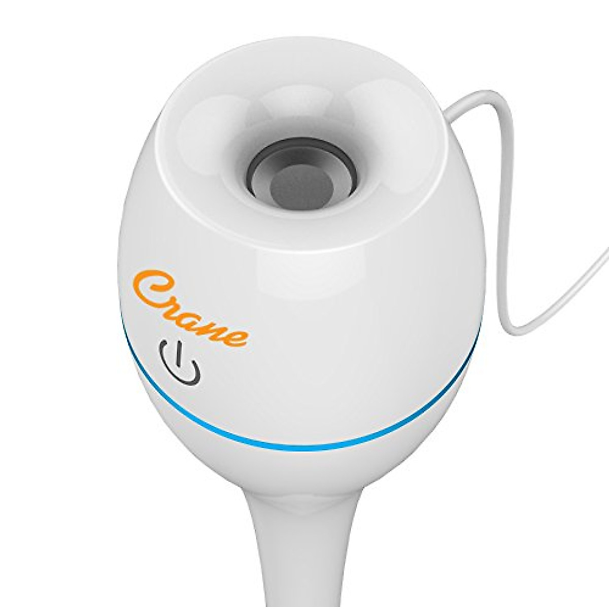 Crane USA INC EE-5950 Travel Ultrasonic Cool Mist Humidifier, 8-Ounces, 1 Count (Pack of 1), White