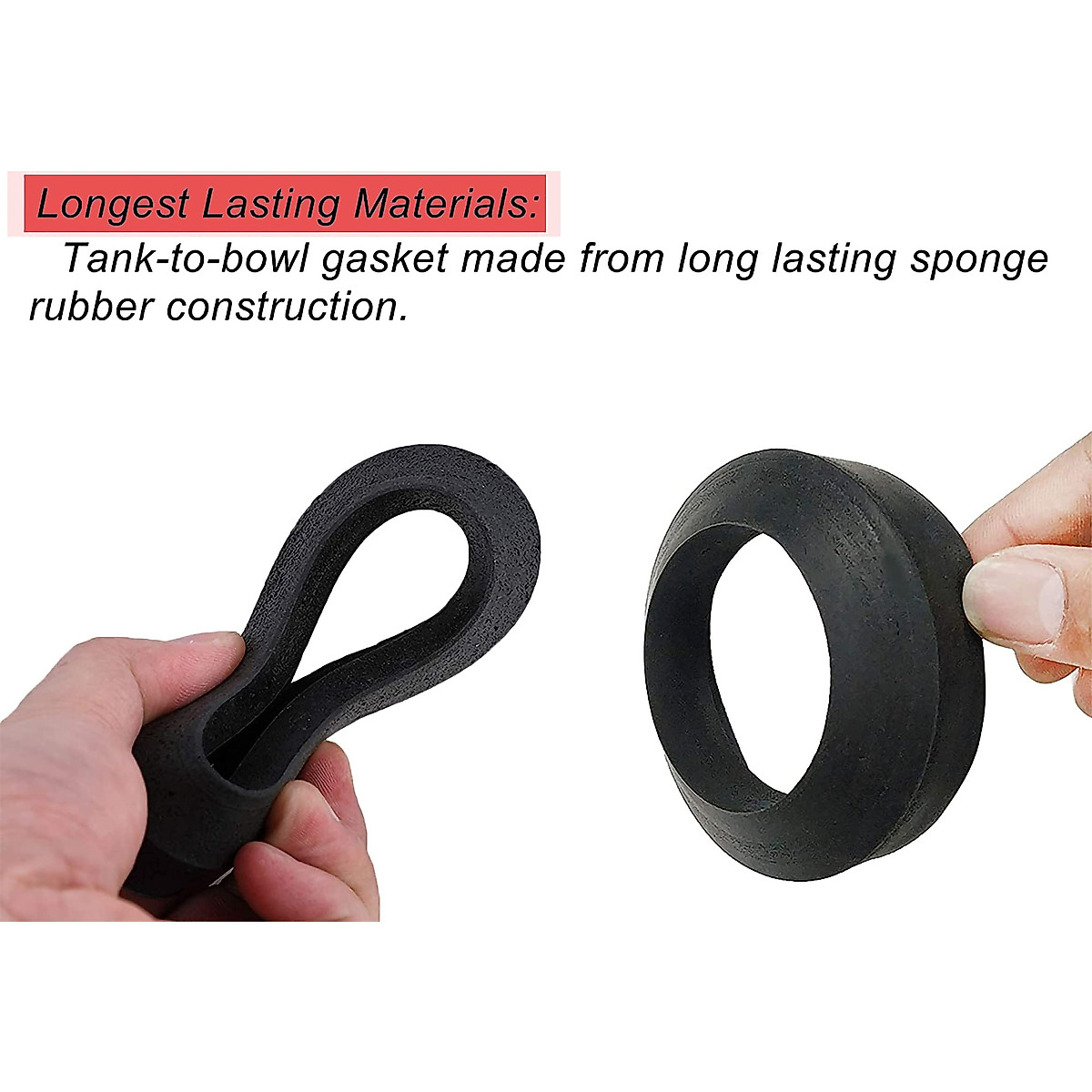 3-Inch Toilet Flush Valve Replacement Saving Toilet Repair Kit with Gasket and Bolts Compatible with American Standard 738921-100.0070A Two-Piece Toilet