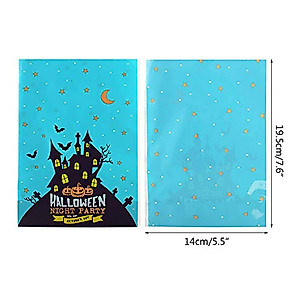 30 Pcs Halloween Plastic Bags in 3 Designs, Halloween Goodie Gift Bags Party Favors, Halloween Trick or Treat Bags, Event Party Supplies