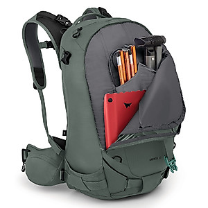 Osprey Kresta 30L Women's Ski Backpack, Pine Leaf Green