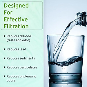 Fil₂R Reusable Water Filter Replacement - Compatible with Brita & PUR Pitchers -Recyclable Casing - Natural Coconut Shell Activated Carbon - Active Filtration - Easy Pod Replacement - Low Waste Design