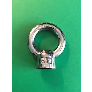 US STAINLESS Stainless Steel 316 Lifting Eye Nut 5/8" UNC Marine Grade Pitch of 11