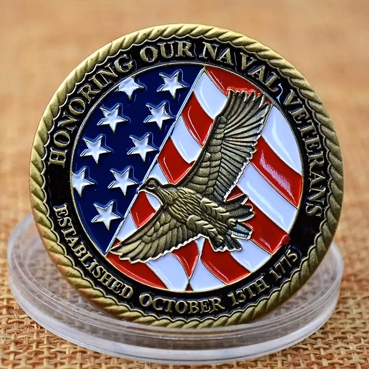 The US Navy Military Challenge Coin Pays Tribute to Our Navy Veterans