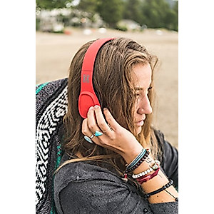 Outdoor Tech OT1900 Los Cabos - Wireless Bluetooth Headphones (Red)