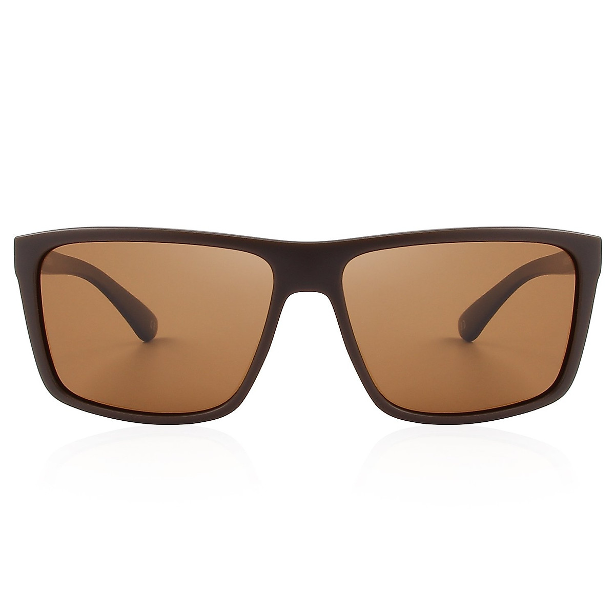 MERRY'S Men Polarized Sunglasses Male Women Outdoor Fishing Sun glasses (Brown, 58)