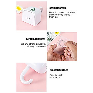 Gautsa Cute Peek-A-Boo Hooks, Self Adhesive, Pop up Cat Bear Animal Decorative for Kids Boys Girls, for Key Coat Robe Towel, 4 Pack (Bears)