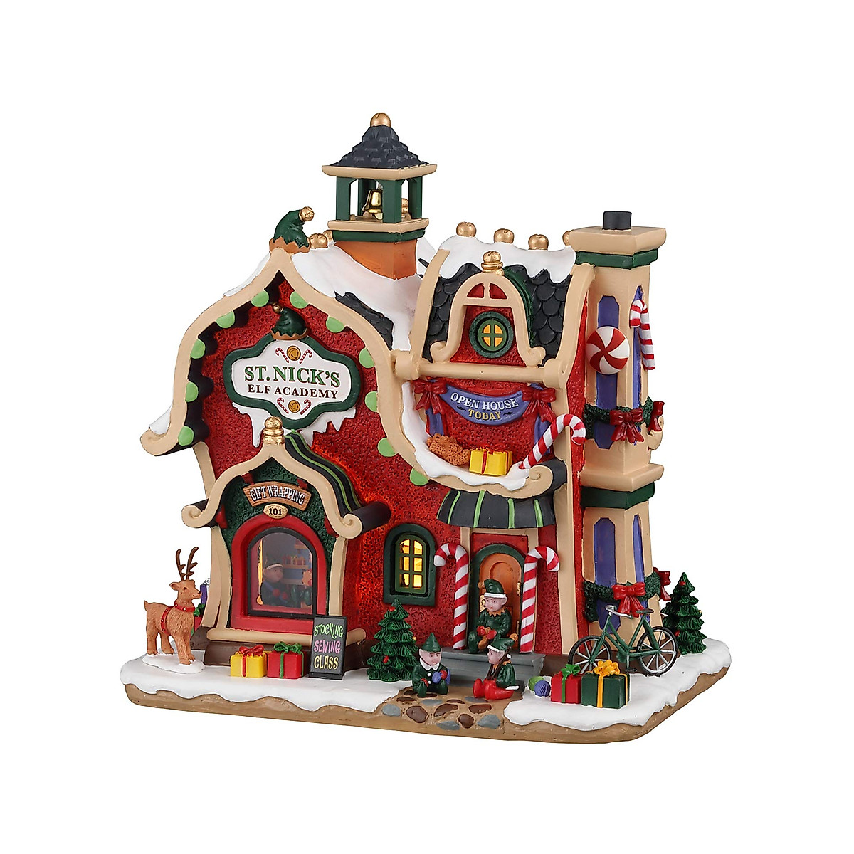 Lemax Village Collection St. Nick's Elf Academy, B/O #95530
