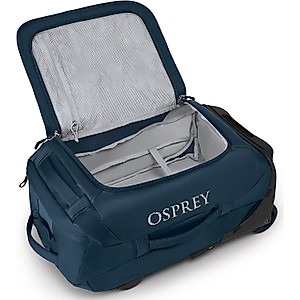 Osprey Transporter 40L Wheeled Travel Duffel Bag, Venturi Blue