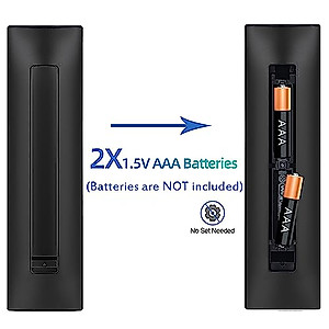 XRT140 Universal Remote Control for All VIZIO Smart TVs, TV Remote Replacement for VIZIO TV Smartcast D-Series E-Series M-Series P/PX-Series V-Series, OLED-Series