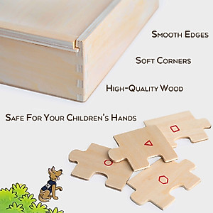 TOYLI 4-in-1 Wooden Puzzles for Boys 48 PCs Puzzles for Kids Ages 4-6 Great Gift for Boys,Car Puzzles for Kids Ages 4-8, Wood Puzzles for Kids Ages 3-5 Jigsaw Puzzle Box, Summer Activity Outside