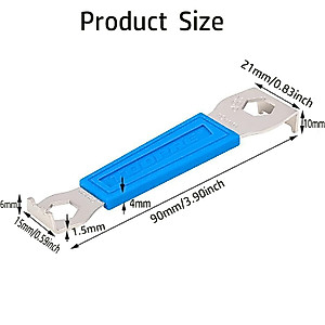 Bicycle Chain Ring Bolts Wrench, Chain Bolt Spanner for Mountain Bike, 9/10mm Chainring Fixed Wrench Bicycle Repair Tool Bicycle Crank Spanner Wrench Tool