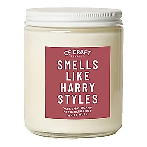 CE Craft - This Smells Like Harry Scented Candle- Stylish Candle - Flannel Musk Candle - Gift for Her, Celeb Prayer Candle, This Smells Like Harry Scented Gift