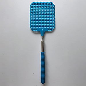 Magik 5-10 Pc Fly Swatters Extendable Durable Plastic Stainless Handle Bug Mosquito (5 Pack(1 Ea))