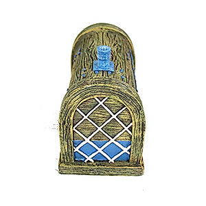 Penn-Plax Spongebob Squarepants Officially Licensed Aquarium Ornament – The Krusty Krab – Large