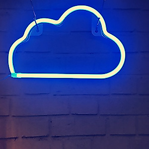 Neon Cloud Light Signs,Led Cloud Night Lights Decor Lights for Kid's Gift, Wall, Birthday Party, Christmas, Wedding Decoration(blue)