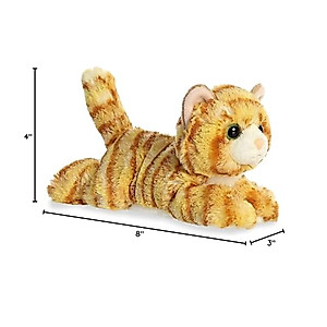 Aurora® Adorable Mini Flopsie™ Ginger Cat™ Stuffed Animal - Playful Ease - Timeless Companions - Orange 8 Inches