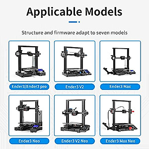 Official Creality 3D Printer Upgraded Silent Board Motherboard V4.2.7 with TMC2225 Driver Marlin 2.0.1 for Ender 3/ Ender 3 V2/ Ender 3 Pro/Ender 3 Max/Ender 5