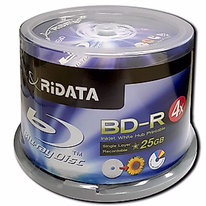 RIdata / BD-R / 4X / 25GB / 50pk