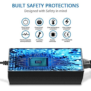 SHNITPWR 12V 6A AC DC Power Supply Adapter Converter 100V~240V AC to DC 12 Volt 6 Amp 72W LED Driver Transformer with 5.5x2.5mm Plug for 5050 3528 LED Strip 3D Printer CCTV Security System LCD Monitor
