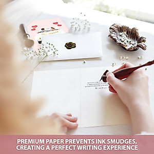 AUDREE 10 Modern Gold Foil Wedding Cards for Bride And Groom with Envelopes (5”x7”), Assorted Greeting Cards For Bridal Shower, Engagement, Newlywed, Wedding Congratulations, Wedding Cards Bulk