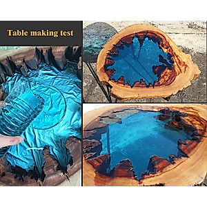 Epoxy Resin Crystal Clear, Food Safe Resin for Bar Table Top, Wood, Art, Jewelry, Super Gloss Resin for Casting, Coating and Art, Mold Casting, Jewellery Making Resin 1:1 Ratio1 Gallon Kit