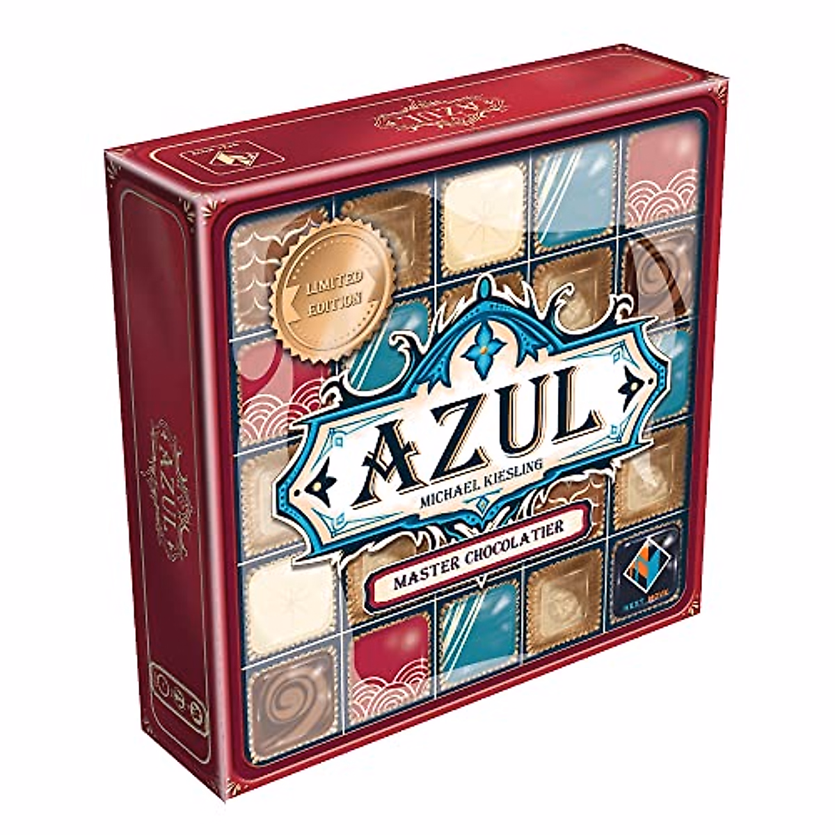 Azul Master Chocolatier Board Game - Craft the Ultimate Chocolate Selection! Tile-Placement Strategy Game for Kids and Adults, Ages 8+, 2-4 Players, 30-45 Minute Playtime, Made by Plan B Games
