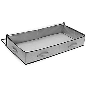 Extra Large Under Bed Storage With Hard Bottom, Hard Side Walls And Clear Top