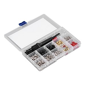Computer Screws 366 Pcs Computer Screw Set, Motherboard Standoffs Screw Kit with Screwdriver Brush for Hard Drive Computer Case Motherboard