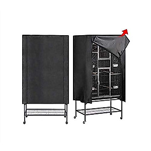 Universal Bird Parrot Cage Cover - Large Good Night Birdcage Protector for Lightproof, Windproof & Keep Warm, Night Accessories Guard
