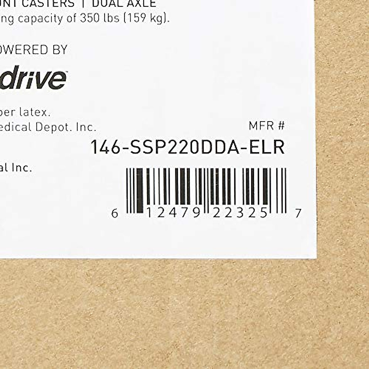 McKesson Wheelchair, Elevating Swing Away Foot Leg Rest, Desk Length Arms, 20 in Seat, 300 lbs Weight Capacity, 1 Count