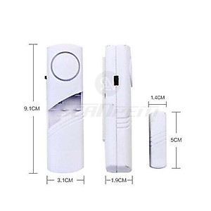 Home Security Alarm System DIY Kit - Magnetic Sensor - Guardian Protector - Window Glass Vibration Security Burglar Alarm for Homes, Cars, Sheds, Caravans, Motorhomes - Price Xes (Set of 10)