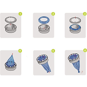 9 Pack Diaper Pail Refill Compatible with cartridges for Genie diaper pail refills bags refill (Cartridge is not included)