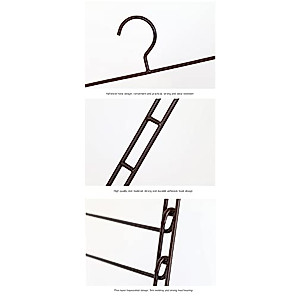 Pants Hangers Space Saving - Hangers for Clothes Hanger Organizer - Jean Hangers Pants Rack Scarf Hanger Closet Space Saving Scarf Organizer - Magic Pants Hangers Pants Organizer 2 Pack