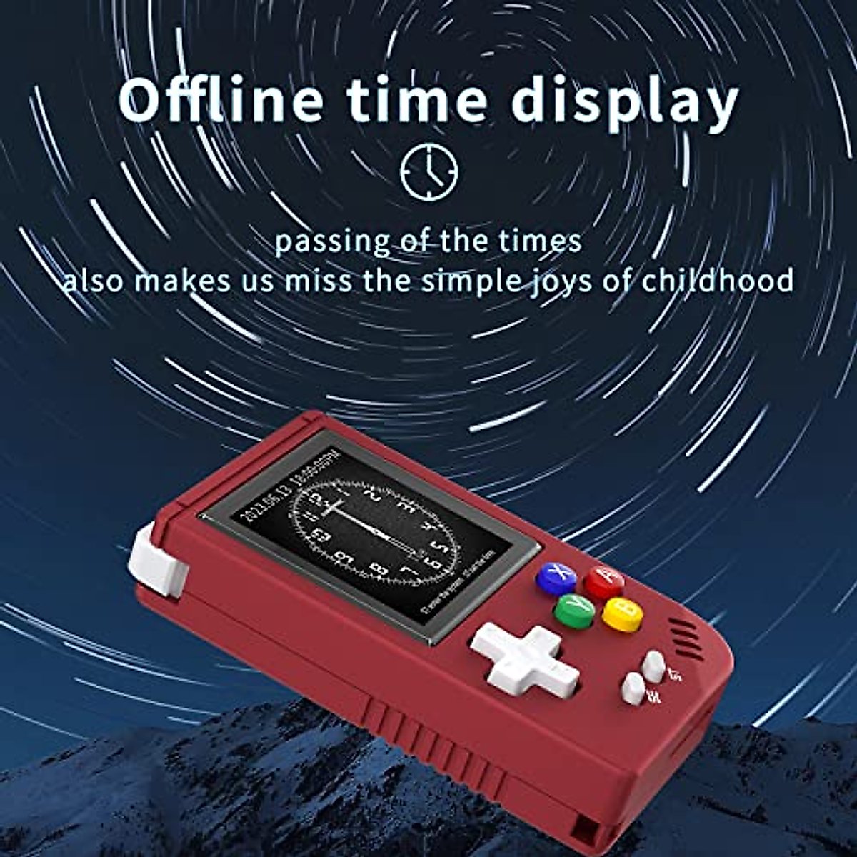 RG Nano Handheld Game Console 1.54 Inch IPS Screen Linux System Retro Video Games Consoles Portable Pocket Video Player 5000+ Games 64G (Magenta)