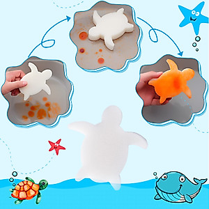 25 Pieces Hot Tub Scum Absorber Hot Tub Accessories Oil Absorbing Sponge Remover Floating Sponges for Hot Tub Swimming Pool and Spa (White)