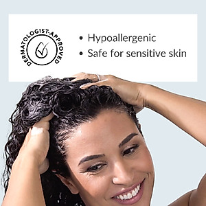 Love Ur Curls LUS Fragrance Free Shampoo, Moisturizing and Scalp Cleanse for Curly, Wavy, or Kinky Coily Hair, Vegan and Silicone Free,250mL